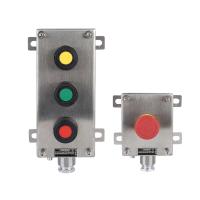 China IP65 Waterproof 304 Stainless Steel Flameproof Push Button Box Ex de IIC T6 Gb Anti-Corrosion Enclosure Flammable Explosive Area for sale