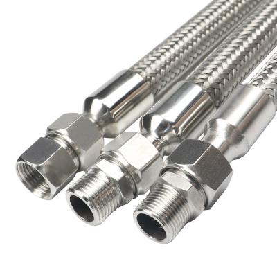 China 304 Stainless Steel Explosion-Proof Flexible Connection Hose DN25 Conduit Metal Hose Stainless Steel Corrugated Pipe for sale