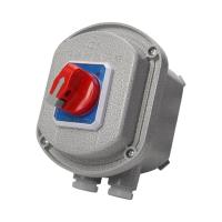 China Round 2p Explosion Proof Circuit Breaker Aluminum Alloy IP65 Ex Db Eb Iib T6 GB AC220V 380V 10A -63A Waterproof Explosion-Proof Air Switch for sale