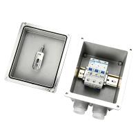 China Square 3p Ex-Proof Circuit Breaker Flame Resistant Isolation Cabinet G1 Thread Explosion Protected Residual Current Trip Switch 10-63A for Dangerous Environment for sale