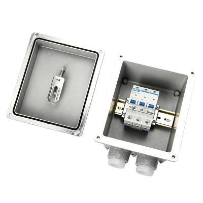 China Square 3p Ex-Proof Circuit Breaker Flame Resistant Isolation Cabinet G1 Thread Explosion Protected Residual Current Trip Switch 10-63A for Dangerous Environment for sale