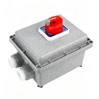 China Square 3p Ex-Proof Circuit Breaker Flame Resistant Isolation Cabinet G1 Thread Explosion Protected Residual Current Trip Switch 10-63A for Dangerous Environment for sale