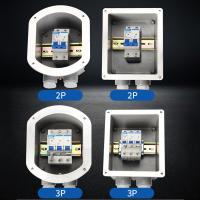 China Flameproof Enclosure Die Cast Aluminum IP65 Ex Db Eb Iib T6 GB MCB Cabinet Chint 2p/3p/4p Mini Circuit Breaker G3/4 G1 Cable for sale