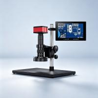 China 2K 4K HD Electronic Microscope 0.7X-4.5X Digital Video Microscope Industrial Magnifier Taking Photos for sale