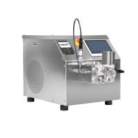China Laboratory High Pressure Homogenizer Nano Homogenizer Lab Nano Emulsification Homogenizer Machine for Cosmetic Pharma Food Research for sale
