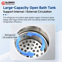 China 20L medium-sized low-temperature coolant circulation pump-Digital temperature control at 20℃ Used for laboratory batch synthesis experiments to cool reaction baths for sale