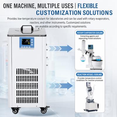 China 100L Large-capacity Low-temperature Cooling Liquid Circulation Pump with Digital Temperature Control - Laboratory Low-temperature Synthesis Constant Temperature Refrigeration Reaction Bath for sale