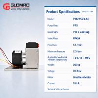 China BAXIT PM23523‑86 DC24V Diaphragm Gas Sampling Pump, Corrosion‑Resistant PTFE Diaphragm, Low Noise Self‑priming for CEMS Flue Gas Analysis for sale