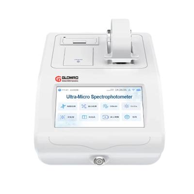 China Ultra-micro Spectrophotometric Nucleic Acid Protein Analyzer, OD600 Bacterial Liquid Fluorescence Detection Laboratory Equipment for sale