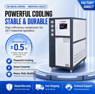 China Stable Operation Industrial Water Chiller Air Cooled And Water Cooled Type For Industrial Production Line for sale