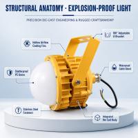 China 50W High Output Maintenance-Free Explosion-Proof Lamp IP65 Warehouse Factory Workshop Area Lighting for sale