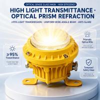 China Maintenance-free Explosion-proof Lamp Corrosion Resistant Wall Mount Light 10W Glass Lens Industrial Corridor Tunnel Lighting for sale