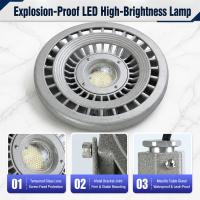 China LED Explosion-Proof Light 20W/30W/40W/50W/60W/70W/80W/100W/120W IP66 Die-cast Aluminum Hazardous Location Lighting Multiple Power Options for sale