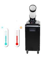China Single Phase Industrial Portable Spot Coolers 25000 BTU Cooling Capacity for sale