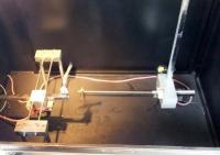 China Horizontal Vertical Flammability Testing Equipment 150W Servo Motor Driven Type for sale