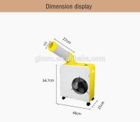 China Floor Standing 3500m3/h 1.8KW Mobile Spot Air Conditioner for sale