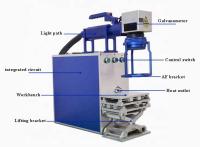 China Portable Handheld Model Fiber Laser Marking/Engraving And Printing Machine For Stainless Steel/Metal Bottle for sale