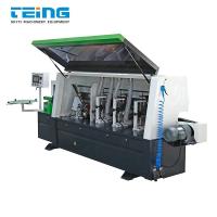 China 8.5kW Power Automatic Edge Bander with Double Trimming and Electric Lifting Mode SKY420 for sale