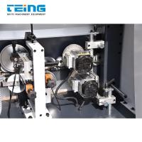 China 8.5kW Power Automatic Edge Bander with Double Trimming and Electric Lifting Mode SKY420 for sale