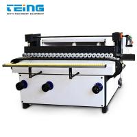 China Three Head Vertical Door Edge Side Sanding Machine with 150mm Polishing Roller Length for sale
