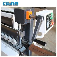China Three Head Vertical Door Edge Side Sanding Machine with 150mm Polishing Roller Length for sale