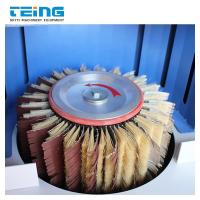 China SKY-20S Vertical Manual Sanding Machine with Frequency Control Polishing Roller Speed for sale