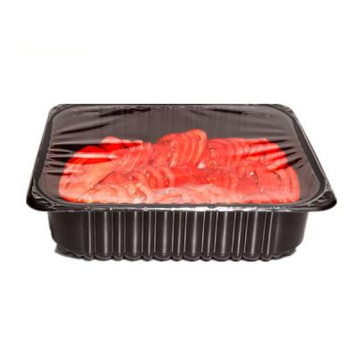China Breathable Food Packaging Heat Seal Lidding Film 80mic For Fresh Food for sale