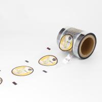 China Plastic Printed Laminated Sealing Cup Packaging Film Roll Milk Tea Cup Sealer Film Roll for sale
