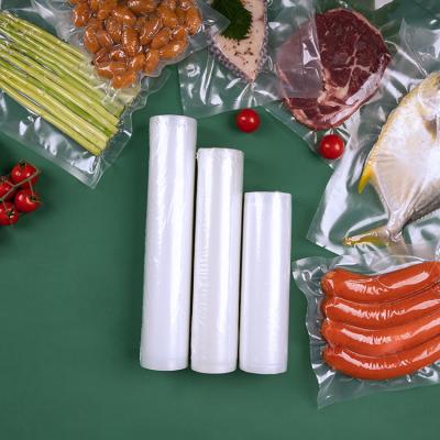 China 8 Inch 20cmx500cm PA PE Co Extruded Clear Flat Vacuum Sealer Rolls For Household for sale