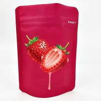 China Custom Printing Food Grade Plastic Aluminium Foil Pouch Stand Up Bag With Window And Zipper for sale