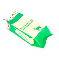 China Custom Printing Peanut Back Sealing Bag Side Gusset Pillow Bags for sale