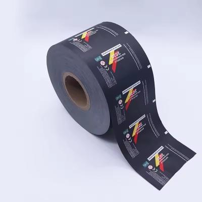 China Custom Print Plastic Foil Laminated Heat Sealable Flexible Roll Stock Film For Food for sale