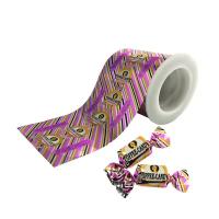 China Custom Print Plastic Foil Laminated Heat Sealable Flexible Roll Stock Film For Food for sale