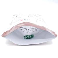 China Custom Print Three Side Seal Bag Clear Window 1000g Stand Up Packaging Pouches For 1000g Snack for sale