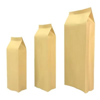China Transparent Plastic Food Packaging Bag With Back Seal Bag Rice Food Packaging for sale