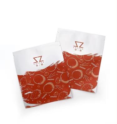 China Customized Mini Coffee Bags Custom Printed Three Side Seal Bags Aluminum Foil for sale