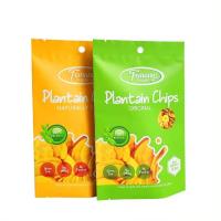 China 3.5 Mylar Bag Custom Printed Heat Seal Snack Banana Slices 3 Side Heat Seal Aluminum Foil Bag for sale