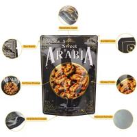 China Custom Printed Aluminum Foil Zipper Bag Matte Food Grade Stand Up Bag Heat Seal Stand Up Bag for sale