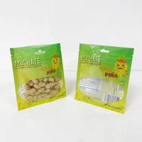 China Custom Printing Biodegradable Plastic Zipper Three Side Sealed Packaging Bag With Clear Window for sale