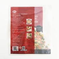 China For Food Packaging Three Side Sealed Bag Frozen Vegetable Fruit Packing Bags Vacuum Plastic Bags for sale