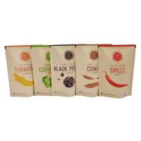 China Resealable Zipper Food Packaging Bags Stand Up Pouch Custom Spice Powder Packaging Plastic Bag for sale