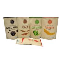 China Resealable Zipper Food Packaging Bags Stand Up Pouch Custom Spice Powder Packaging Plastic Bag for sale