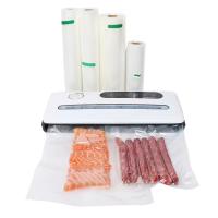 China Hot Sale Plastic Transparent Food Vacuum Bags Roll Embossed Vacuum Sealer Bag for sale