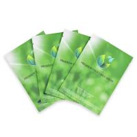 China Custom Printing Wholesale Small Heat Sealable Three Side Seal Matte Sachet Empty Coffee Tea Food Packaging Bag for sale