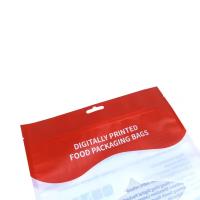 China Printed Mylar Zip Lock Bag Snack Packaging Bag Stand Up Pouch For Food Snack Reusable Holographic Packaging Bags for sale