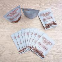 China Customize Printing Matt Finished Stand Up Mylar Bags Pouch With Clear Window Zipper Plastic Bags For Snack for sale