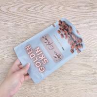 China Customize Printing Matt Finished Stand Up Mylar Bags Pouch With Clear Window Zipper Plastic Bags For Snack for sale
