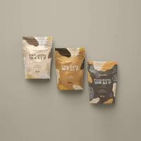 China Resealable Food Grade Packaging Stand Up Pouch Matt Surface Zipper Bag With Valve Foil Ziplock Coffee Bag for sale