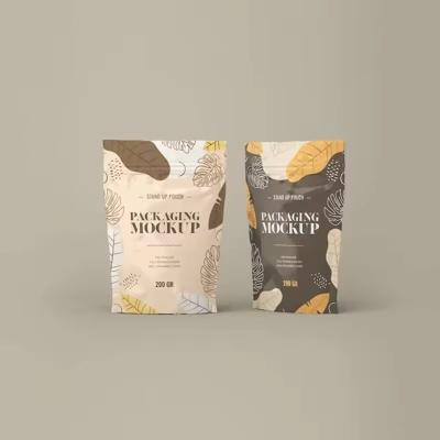 China Resealable Food Grade Packaging Stand Up Pouch Matt Surface Zipper Bag With Valve Foil Ziplock Coffee Bag for sale