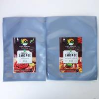 China Laminated Custom Printed Transparent Plastic Mylar Sea Food Packaging Vacuum Sealed Frozen Pouch Bag for sale